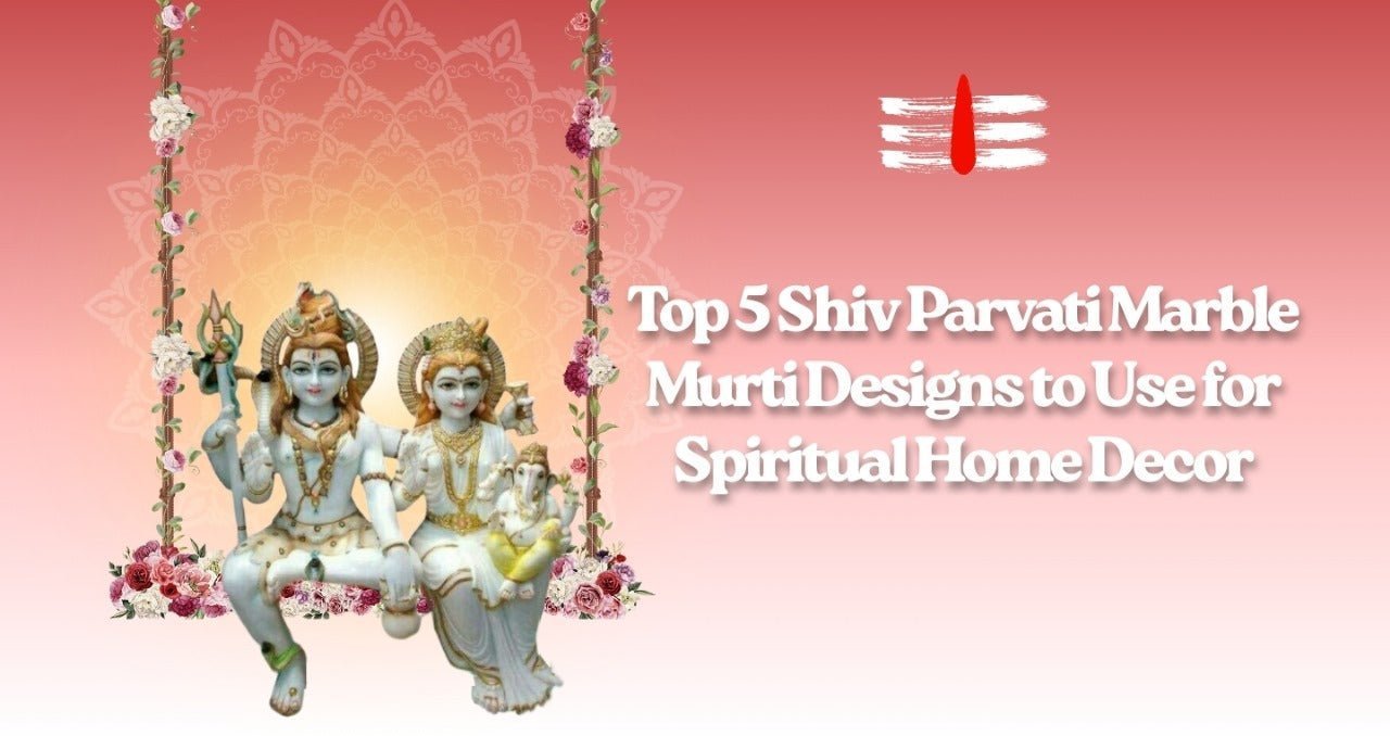 Shiv Parivar Marble Murti | Shiv Parvati Marble Statue for Home ...