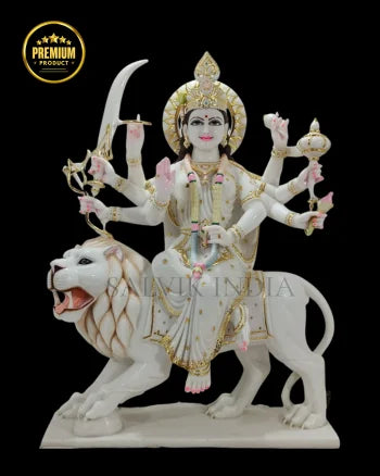Order Durga Maa Marble Statues & Murtis for Home Temple – Salvik ...